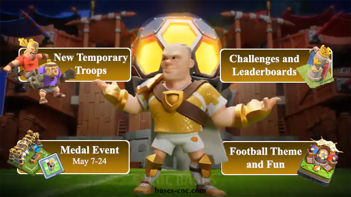 Clash with Haaland Season - Clash of Clans - May 2024
